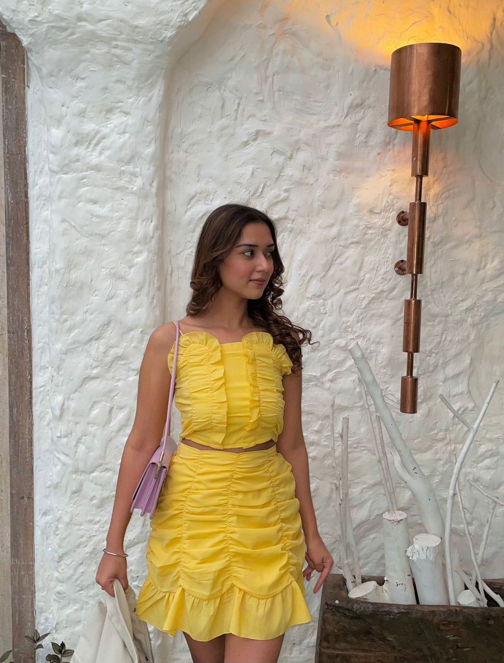 AVA SKIRT (Yellow) – mynomad