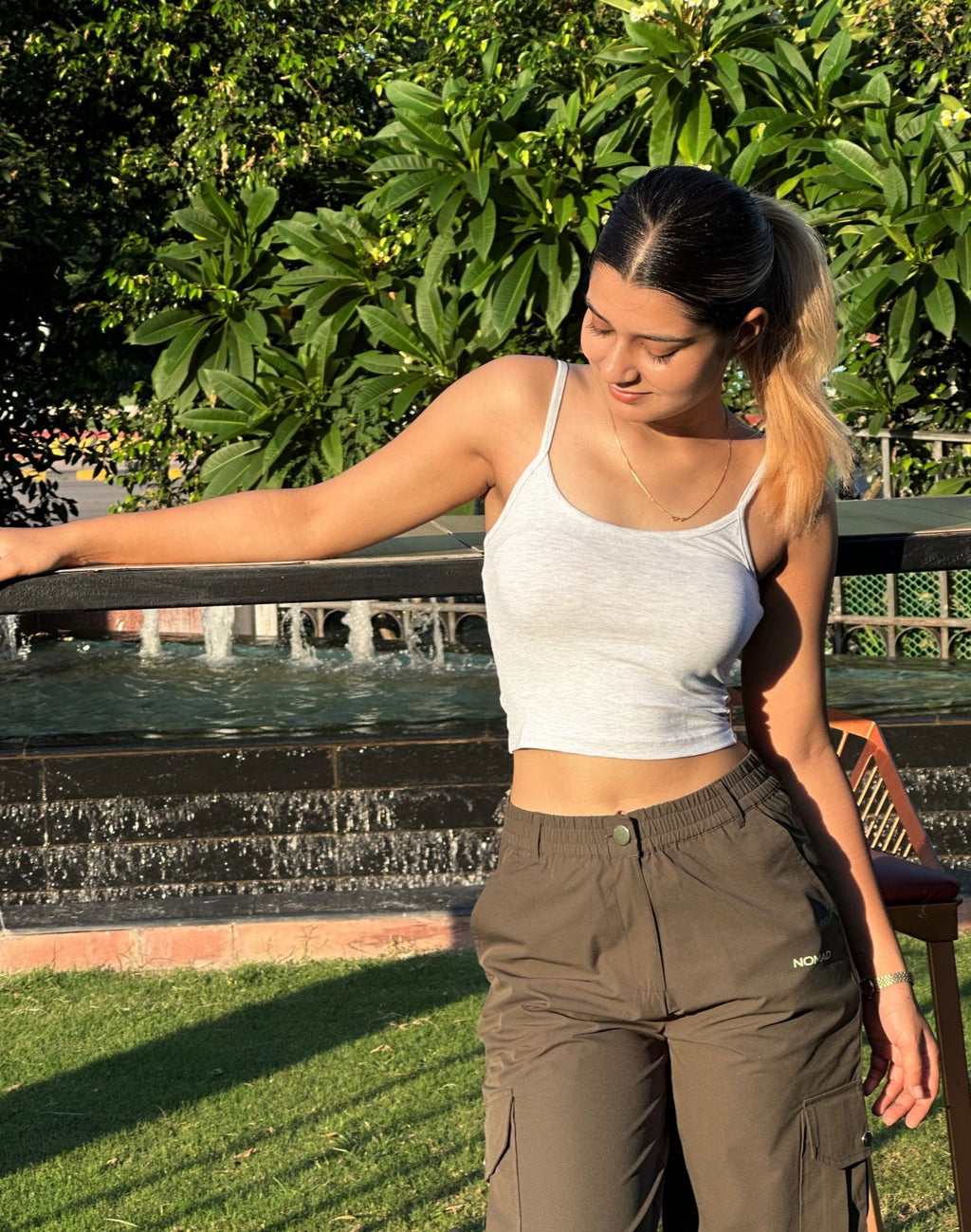 Basic Camisole- Melange Grey – mynomad