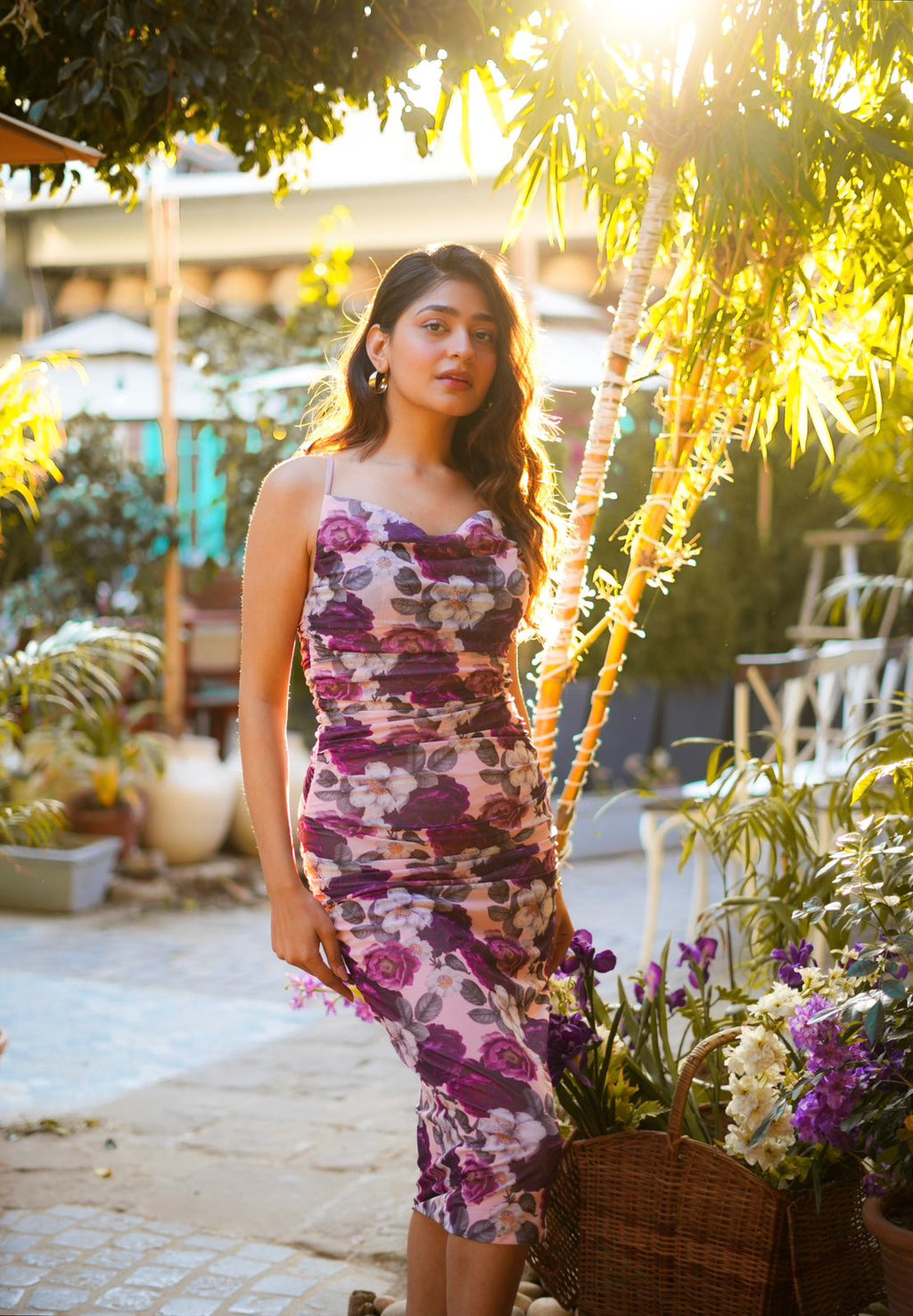 AZURE- Dress (Floral) – mynomad